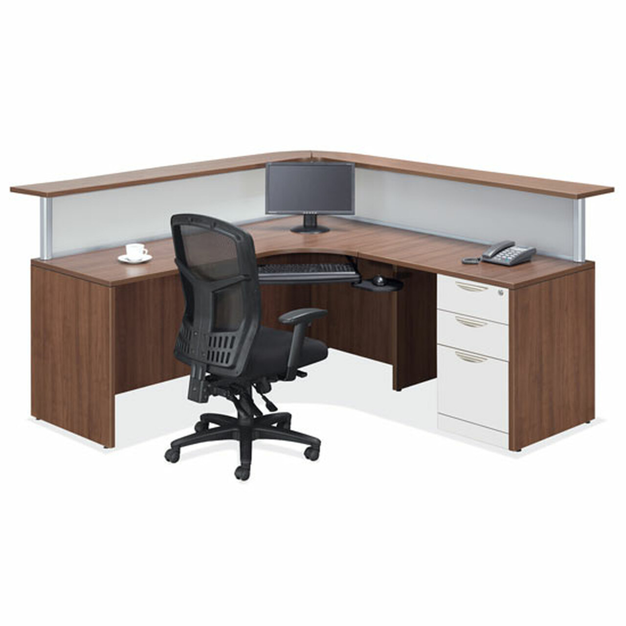 Laminate Collection Reception Station Typical | Mammoth Office Furniture