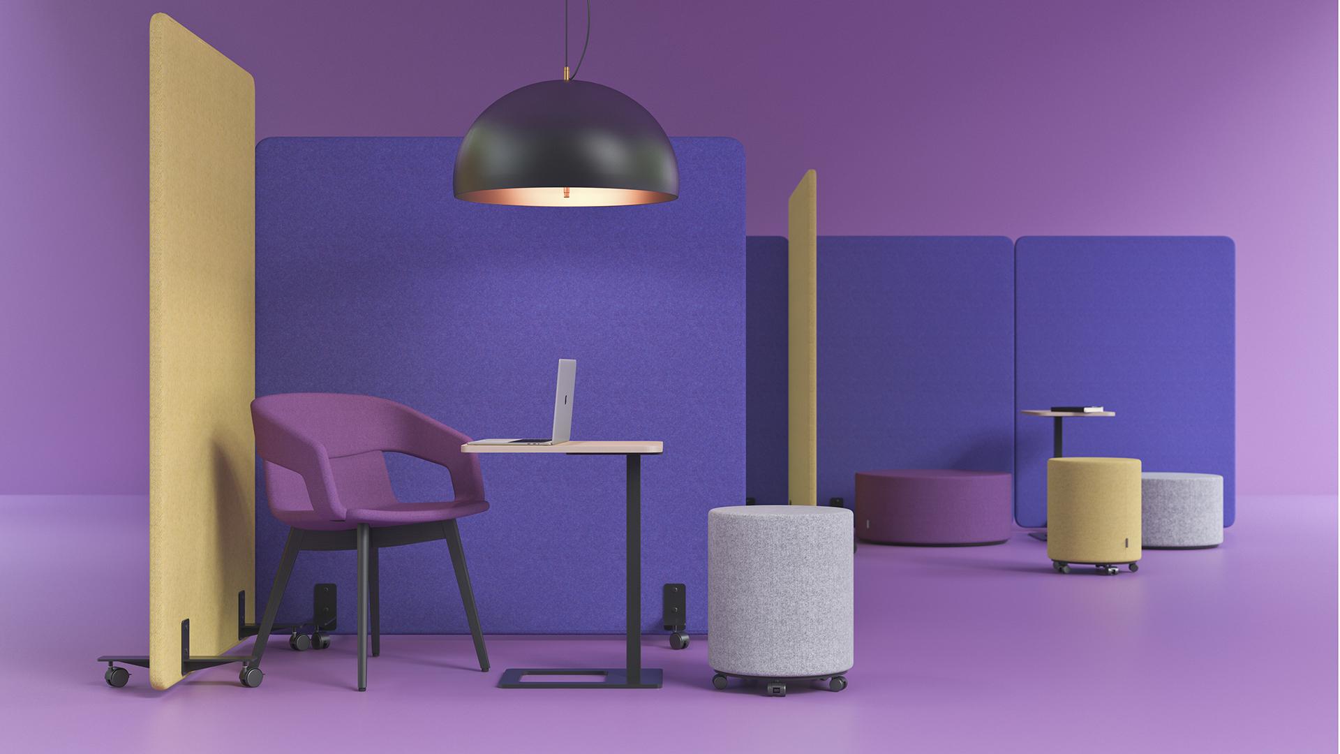 Free Standing Upholstered Panels | Mammoth Office Furniture